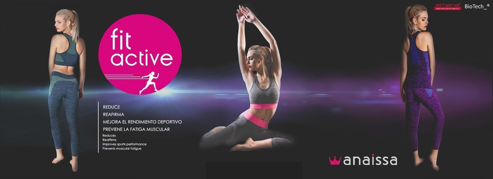 Improve your sports performance thanks to FIT ACTIVE by Anaissa, our n